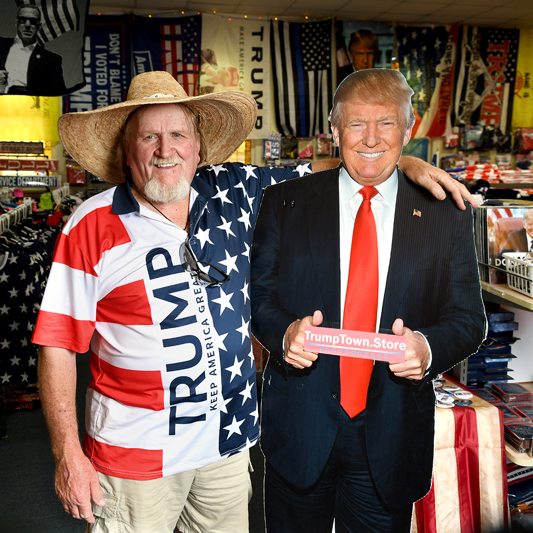 Boones Mill store plays Trump card