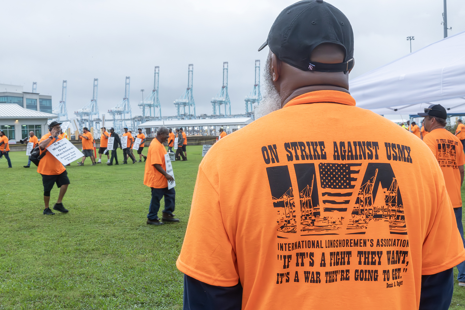 U.S. port strike starts; Port of Va. stops cargo operations