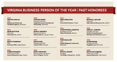 2024 Virginia Business Person of the Year: Robert M. Blue - Virginia ...