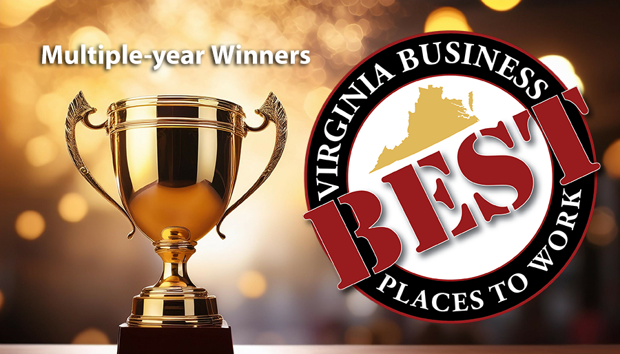 Virginia Best Places to Work 2025: Multiple-year winners