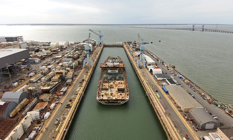 Newport News Shipbuilding hits milestone with dual Ford-class carrier ...