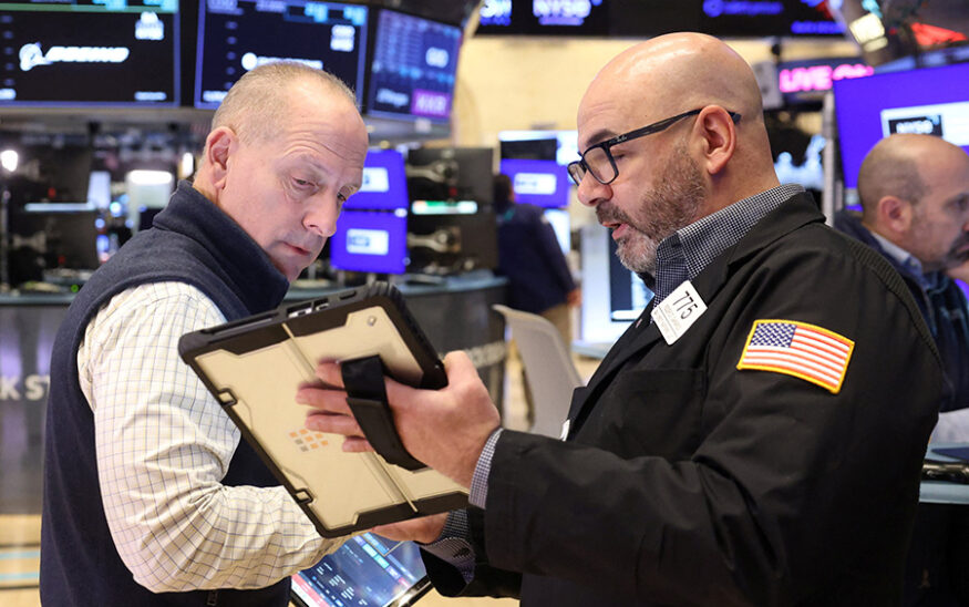 S&P 500, Dow hit record closes as tech, Walmart rise