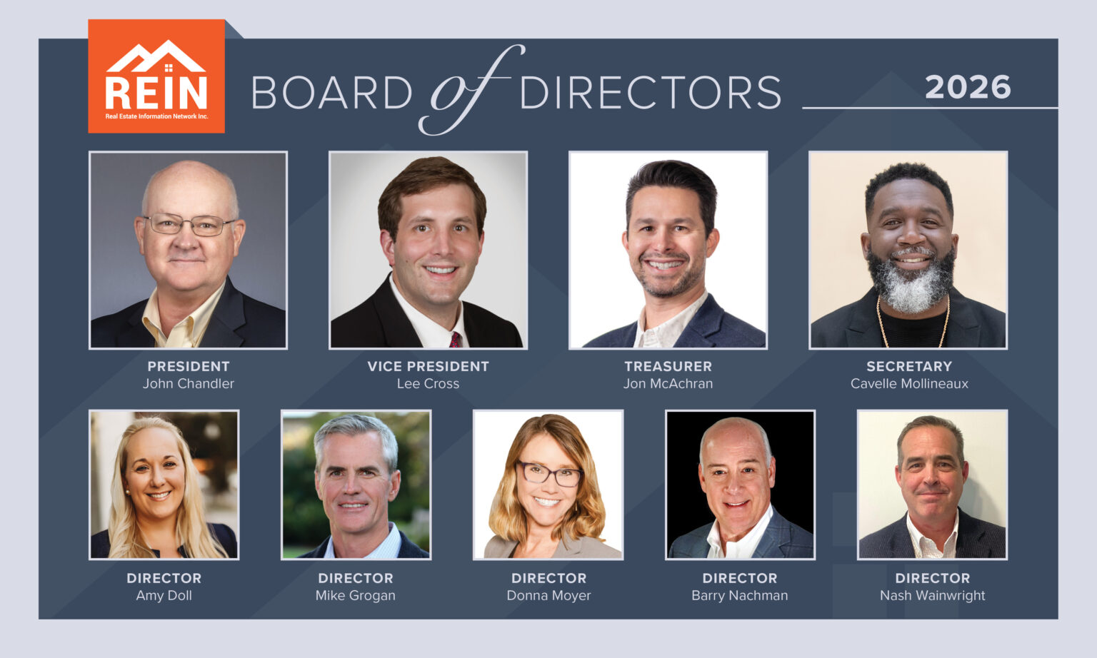 REIN announces 2026 board of directors