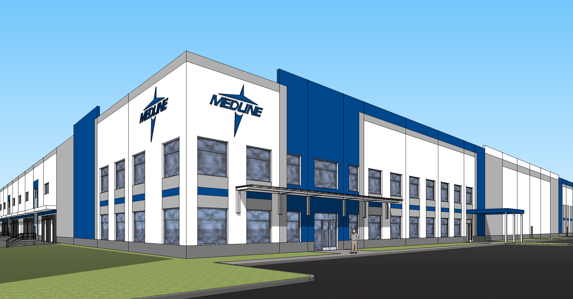 Construction begins in March on Medline’s new distribution center in ...